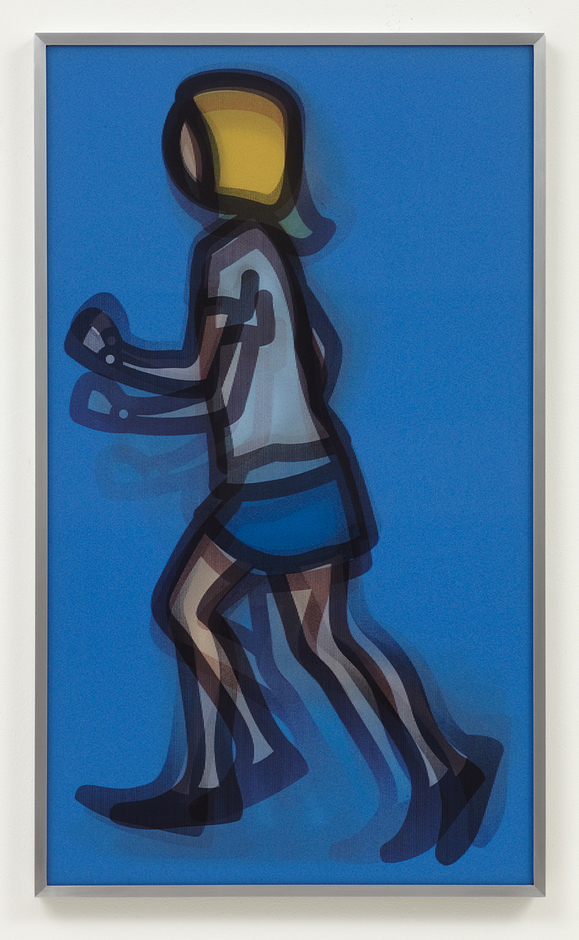 Bibi running. | Julian Opie