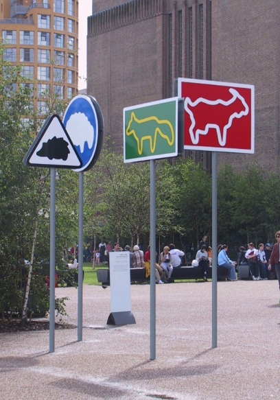 Escaped animals | Julian Opie