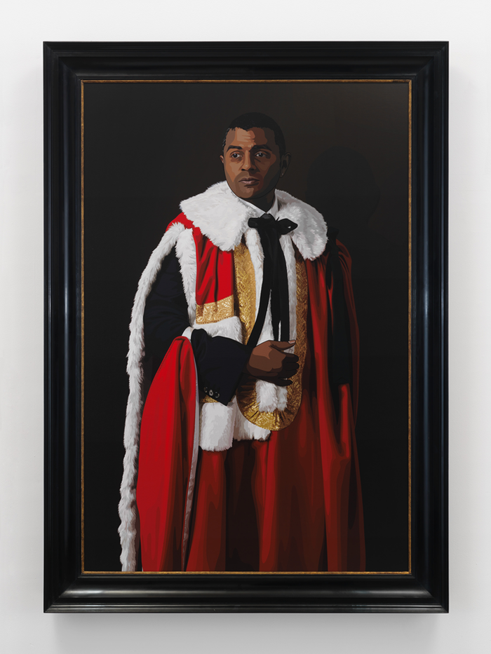 Waheed in Lord's robes. | Julian Opie